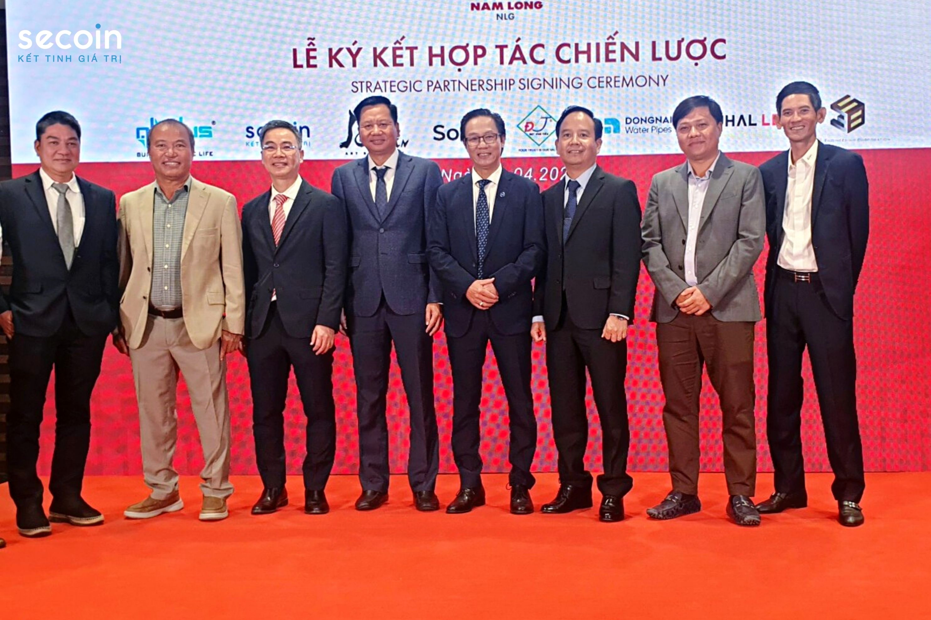 LỄ KÝ KẾT HỢP TÁC CHIẾN LƯỢC GIỮA SECOIN VÀ NAM LONG